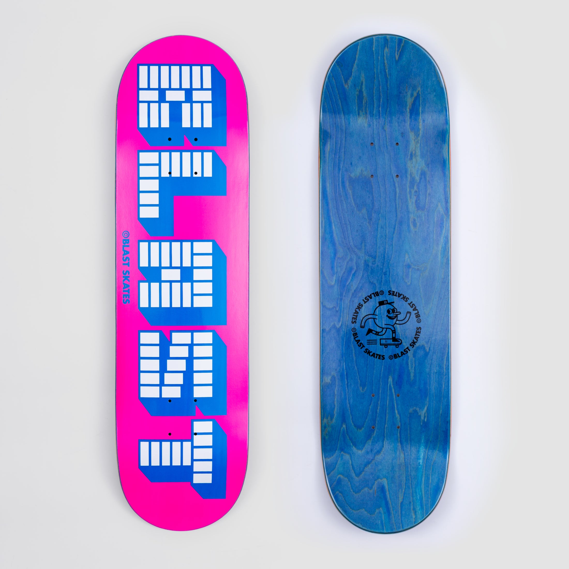 8.5" BLAST BLOCKS DECK (PINK) – Blast Skates